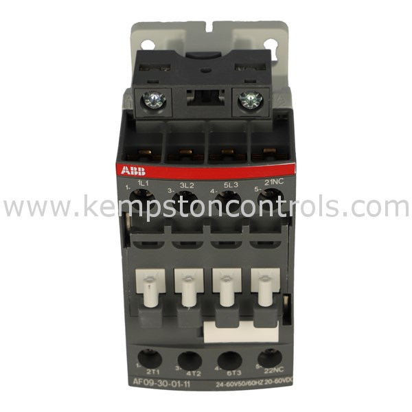ABB 1SBL137001R1101 ABB AF09-30-01-11 CONTACTOR 3P 4KW 9A AC3, COIL 24-60V50/60HZ 20-60VDC, NC ...