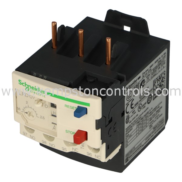 Schneider LRD07 SCHNEIDER TESYS LRD THERMAL OVERLOAD RELAY - 1.6...2.5 ...