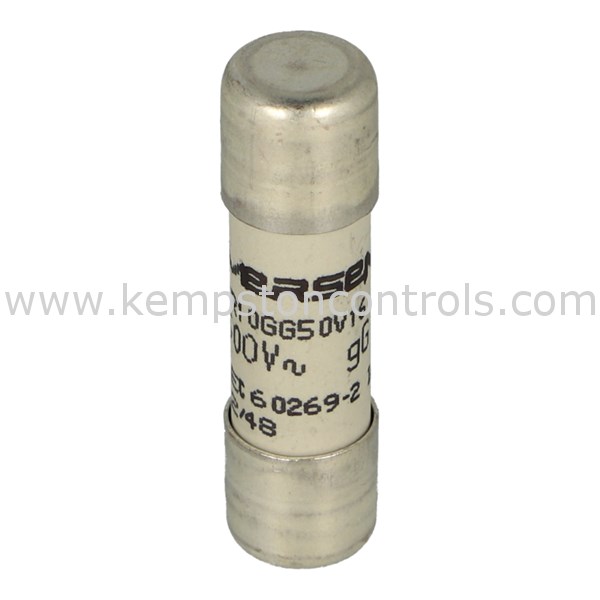 Mersen G200750 MERSEN (FERRAZ) CYLINDRICAL FUSE-LINK GG SIZE 10X38 IEC ...