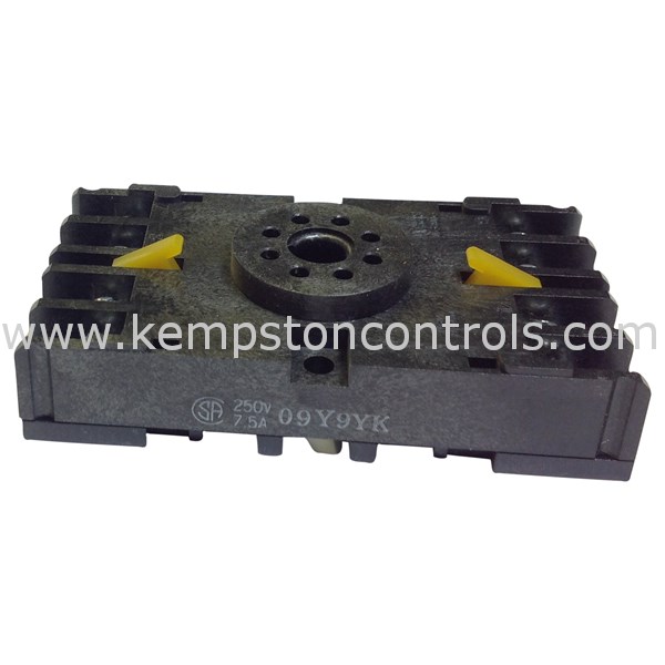 Omron 8PFA1 SOCKET, DIN RAIL/SURFACE MOUNTING, 8 PIN, SCREW TERMINALS ...