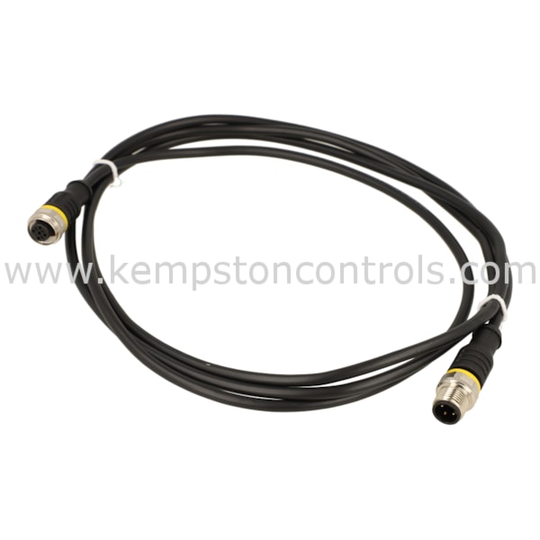 Turck Banner RKC4.4T-2-RSC4.4T/TEL TURCK CONNECTOR CABLE, M12 FEMALE TO ...