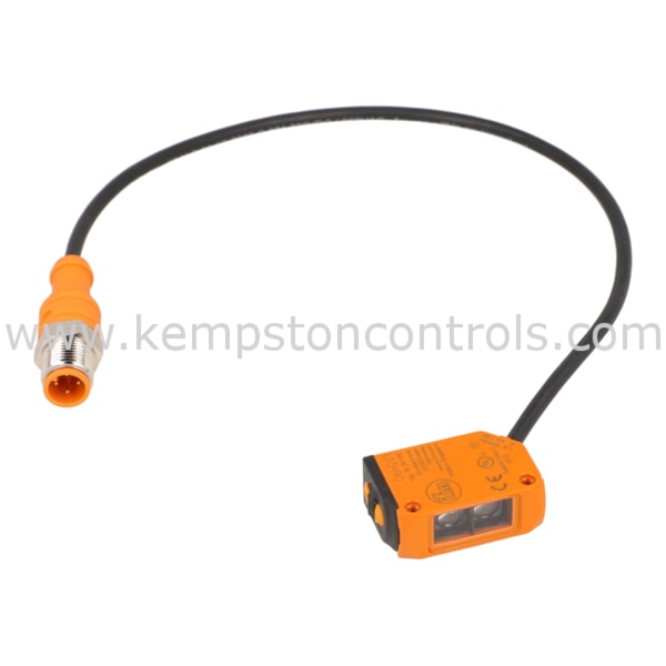 IFM O6H201 IFM PHOTOELECTRIC SENSOR, DIFFUSE, BGS, 200MM RANGE, PNP LO DO, 0.3M CABLE TO M12 ...