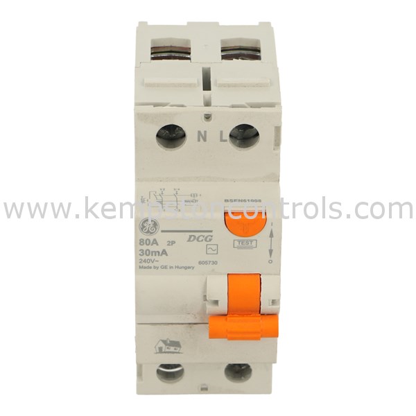 GE DCG280/030_NL GE RCCB/DCG AC/2 80/0,03 CU//632-DMS N & L MARKED RCCB ...