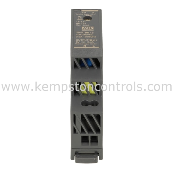 Meanwell HDR-15-5 MEANWELL MEANWELL 2.4A 5V DC SINGLE PHASE POWER ...