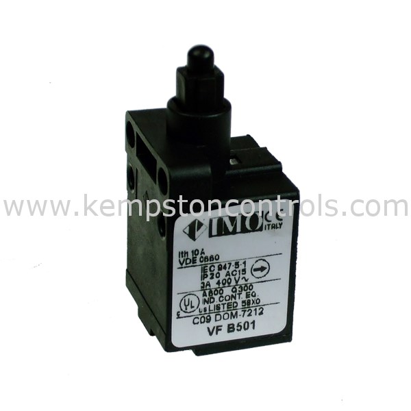 IMO VFB501 IMO POSITION SWITCH, PUSH BUTTON, 1NO 1NC FAST ACTION ...