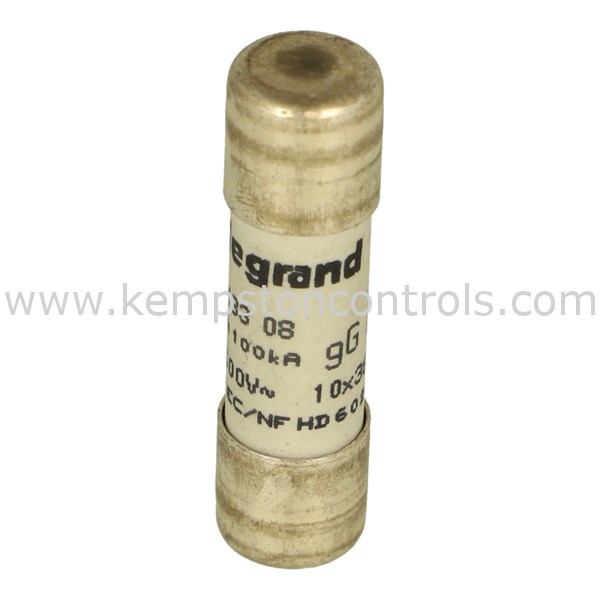 Legrand Power 013308 LEGRAND FUSE, 10.3X38MM, 8A, TYPE GG | Kempston ...