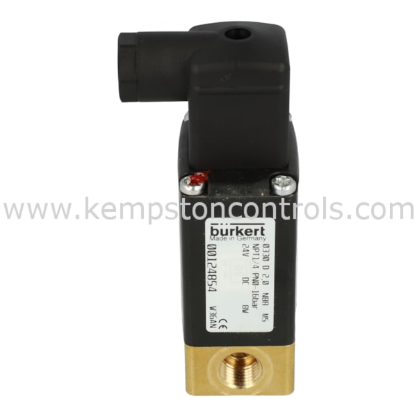 Burkert 00124854 BURKERT SOLENOID VALVE, 3/2 WAY, BRASS, 24VDC, 60HZ ...