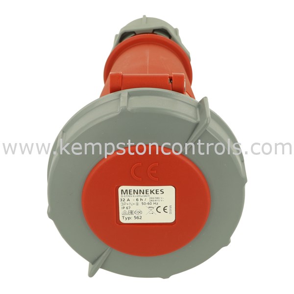 Mennekes 562 MENNEKES RED AM-TOP CONNECTOR IP67 32A 5P 400V 6H ...