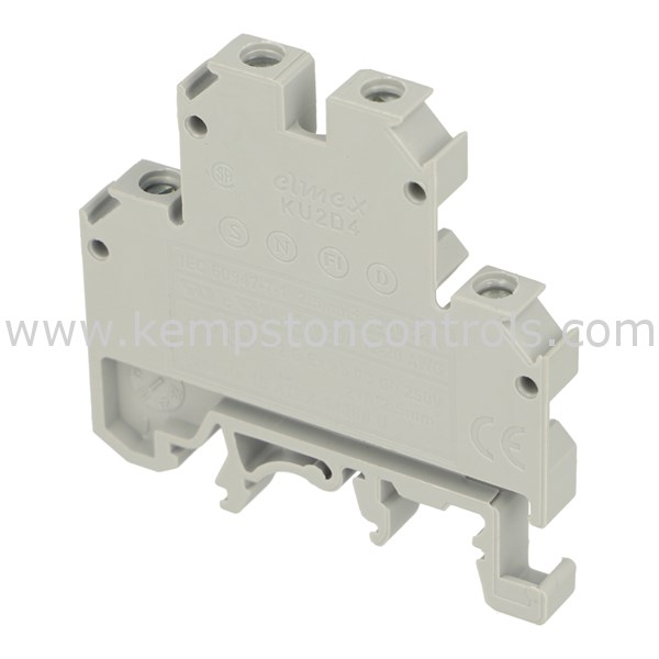 Elmex KU2D4 ELMEX 2.5MM DOUBLE DECK TERMINAL | Kempston Controls