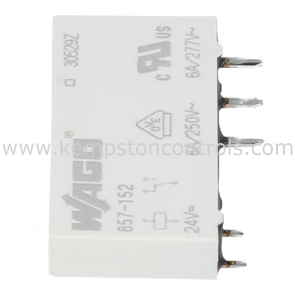 WAGO 857-152 WAGO PLUGGABLE MINIATURE SWITCHING RELAY 24VDC | Kempston ...