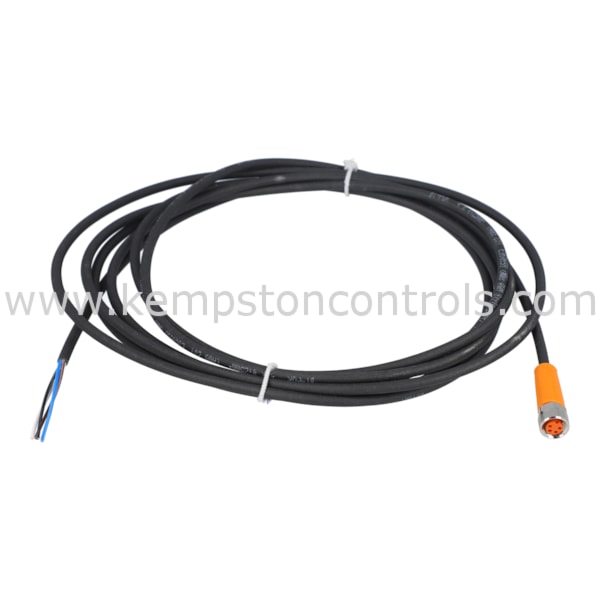 IFM EVC406 IFM CONNECTING CABLE WITH SOCKET, CABLE 3 M, PUR, HALOGEN ...