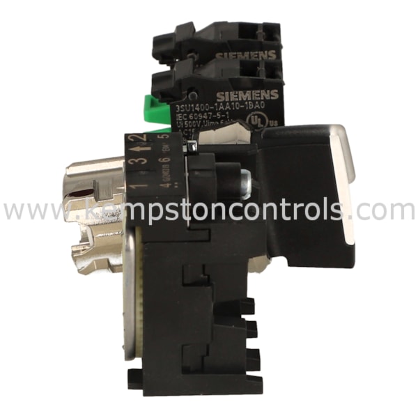 Siemens 3SU1150-2BM60-1NA0 SIEMENS SIEMENS SELECTOR SWITCH, ILLUMINABLE, 22 MM, ROUND, 3 SWITCH ...