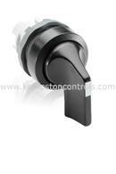 ABB 1SFA611210R1006 MODULAR SELECTOR SWITCH, 3 POSITION, SHORT HANDLE, NON-ILLUMINATED, BLACK ...