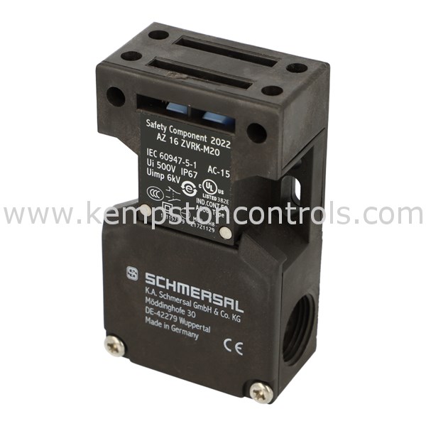 Schmersal AZ16ZVRK-M20 SAFETY SWITCH, WITH SEPARATE ACTUATOR, 1NO+1NC ...