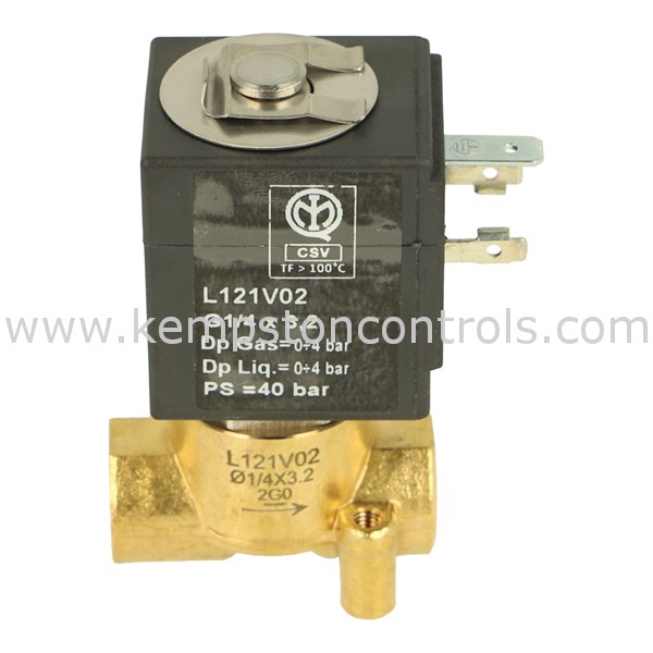 ASCO L121V02-ZA10A G1/4X3,2 V24/DC ASCO NUMATICS SOLENOID VALVE L121 ...