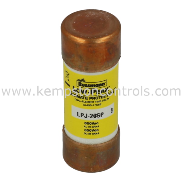 Bussmann LPJ-20SP BUSSMANN DUAL-ELEMENT, TIME-DELAY FUSE, 20A, 600V, 20 ...
