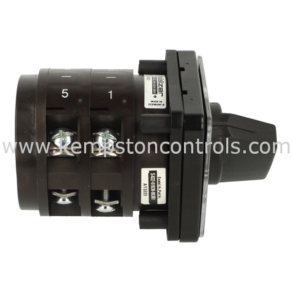 Salzer S432-61038-003M1 SALZER FRONT MOUNTED C/O CAM SWITCH, 50A, 2 POLE, 2 POSITION, 2 STAGES ...