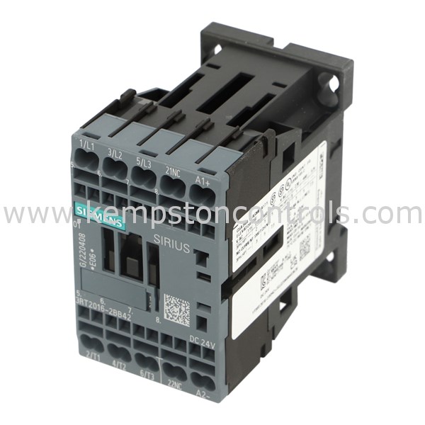 Siemens 3RT2016-2BB42 SIEMENS CONTACTOR, AC-3 9 A, 4 KW / 400 V 1 NC ...