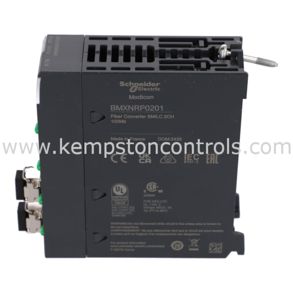 Schneider BMXNRP0201 SCHNEIDER FIBER CONVERTER SM/LC, 2CH, 100MB ...
