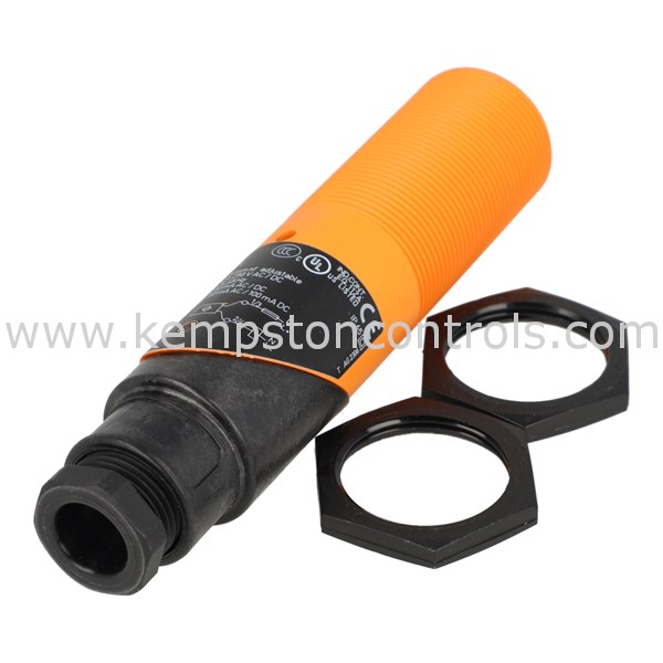 IFM KI0024 IFM CAPACITIVE SENSOR, 15MM SENSING RANGE, M30X1.5, NON-FLUSH, NO/NC PROGRAMMABLE, 25 ...