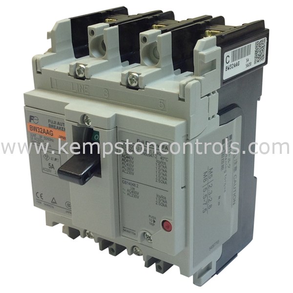 Fuji BW32AAG-3P005 MCCB 3 POLE 5 AMP | Kempston Controls