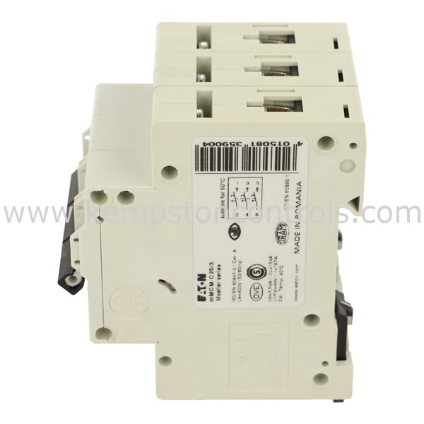 Eaton Moeller MMCM-C25/3 MOELLER MCB 25A C 10KA 3POLE | Kempston Controls