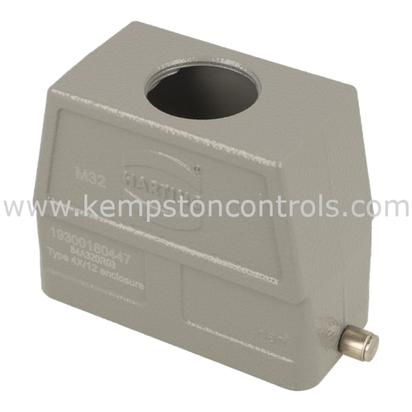HARTING 19300160447 HARTING HAN 16 B HOOD TOP ENTRY M32 SINGLE LOCKING LEVER | Kempston Controls