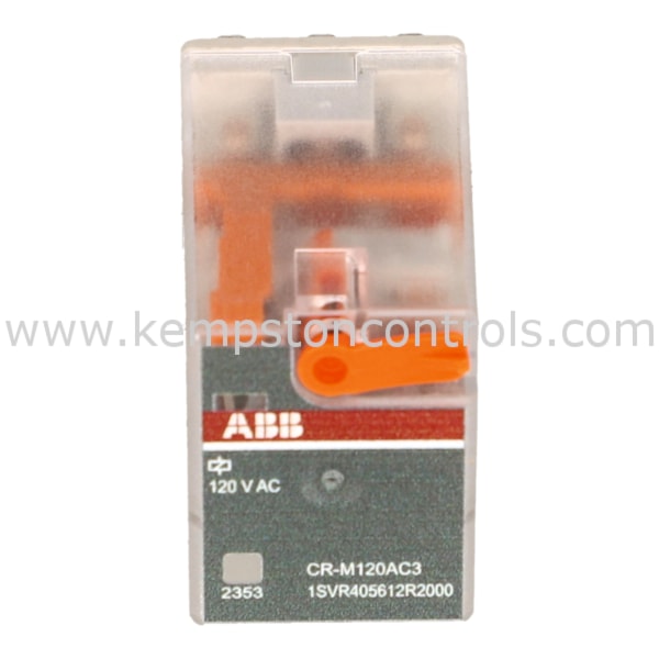 ABB 1SVR405612R2000 PLUGGABLE INTERFACE RELAY, MINIATURE RELAY, 3C/O ...