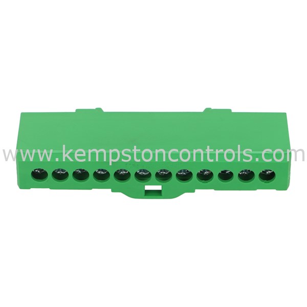 Cabur QBLOK.12/TE DISTRIBUTION TERMINAL 12 POLE 16MM GREEN | Kempston ...
