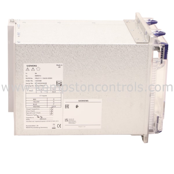 Siemens 7PG2111-1DA30-0DD0 SIEMENS RELAY SOLKOR RF CIRCULATING CURRENT ...