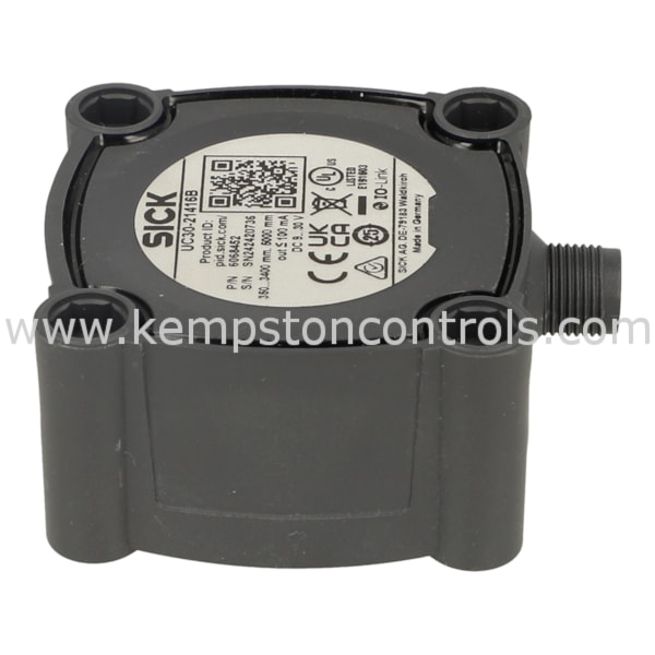 Sick UC30-21416B SICK ULTRASONIC SENSOR, 9-30VDC, M12, 5PIN, 2LED, PUSH ...