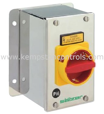 Salzer H220-41300-092N4 DISCONNECT SWITCH, 25A, 3P, 7.5KW, 5.5KW, 380 ...