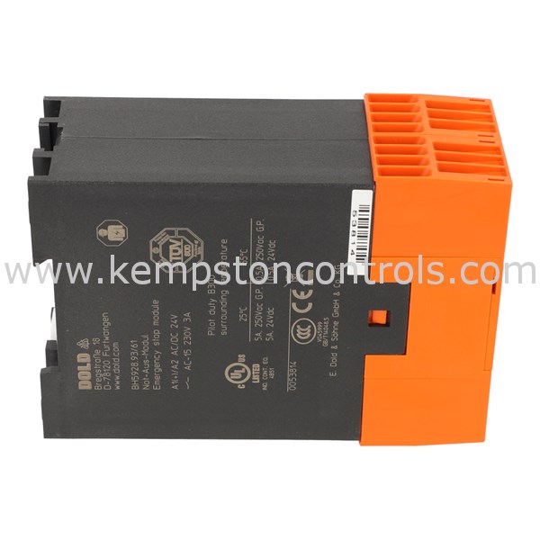 Dold BH5928.93/61 AC/DC24V 1-10S DOLD EMERGENCY STOP MODULE WITH TIME ...