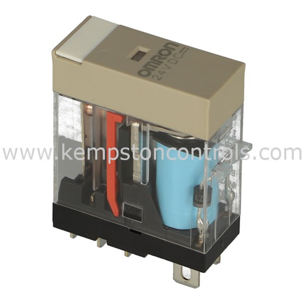Omron G2R-1-SD DC24(S) RELAY, PLUG-IN, 5-PIN, SPDT, 10 A, MECH INDICATOR & DIODE, LABEL FACILITY ...