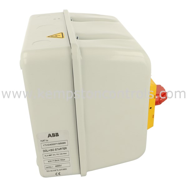 ABB 1TVC400071S5699 ABB DOL STARTER PLUS ISOLATOR 7.5KW THREE PHASE ...