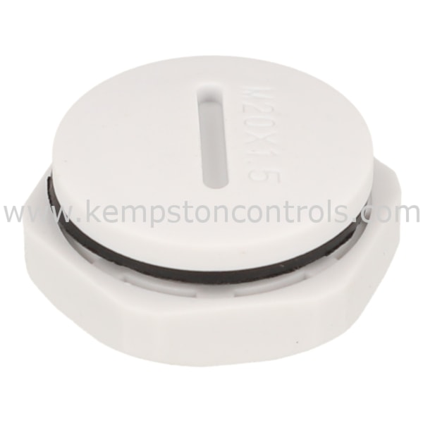 MCG M20BP MCG M20X1.5 BLANKING PLUG, WITH LOCKNUT, GREY | Kempston Controls