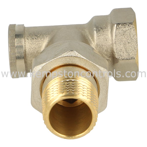 Danfoss Heating 003L0123 DANFOSS LOCKSHIELD VALVES, RLV-S, DN 15, ANGLE ...