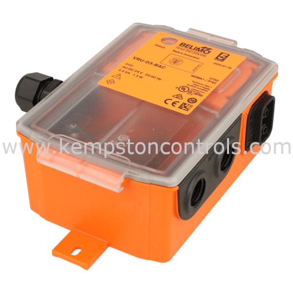Belimo VRU-D3-BAC BELIMO VARIABLE AIR VOLUME UNIVERSAL, MODULAR VAV/DUCT PRESSURE CONTROL, AC/DC ...