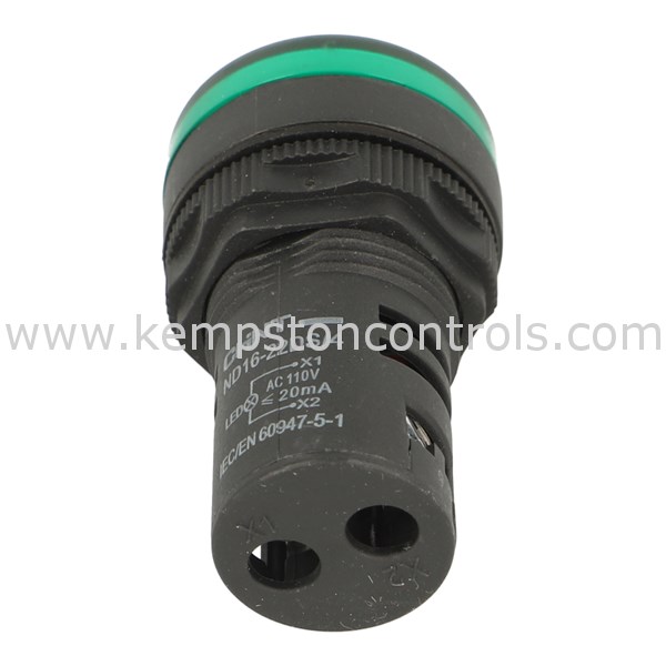 CHINT ND16-G110 CHINT LED INDICATOR, GREEN, 110V, AC ONLY | Kempston ...
