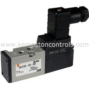 SMC VK3120Y-5DZ-M5-F-Q SMC VK3000, 5 PORT SOLENOID VALVE, DIRECT POPPET ...