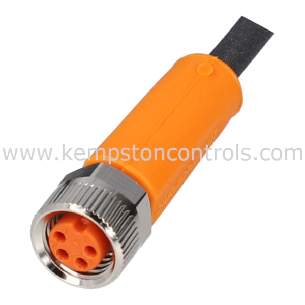 IFM EVC406 IFM CONNECTING CABLE WITH SOCKET, CABLE 3 M, PUR, HALOGEN ...