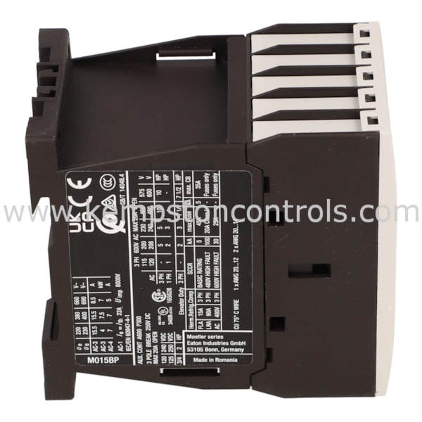 Eaton Moeller DILM15-10(24VDC)-PI MOELLER CONTACTOR, 3 POLE, 380V 400V ...