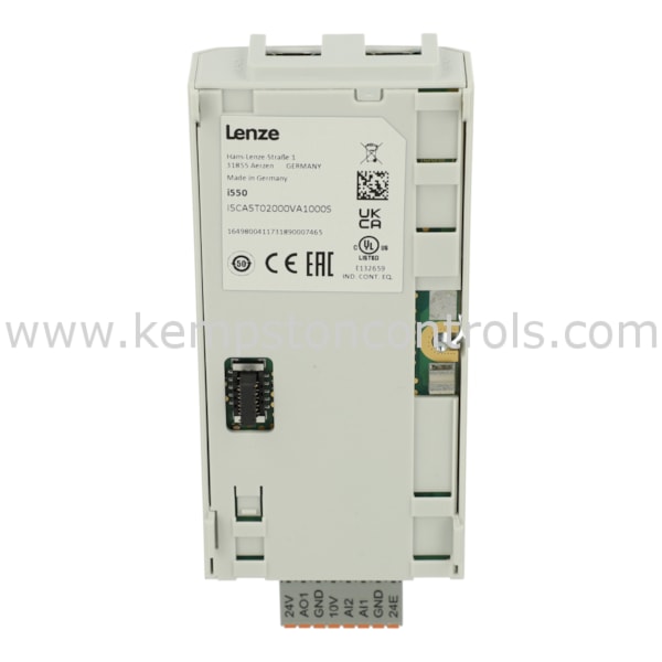 Lenze I5CA5T02000VA1000S LENZE I550 CONTROL UNIT, STANDARD I/O, 60HZ ...