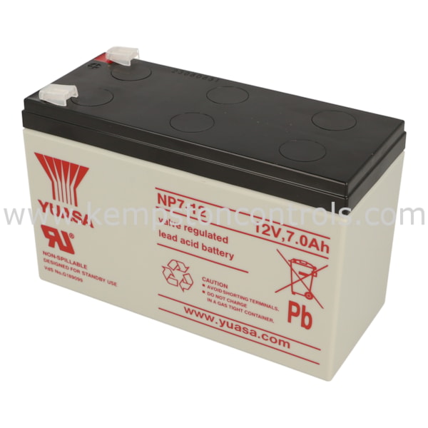 Other NP7-12 YUASA BATTERY 12V 7.0AH | Kempston Controls