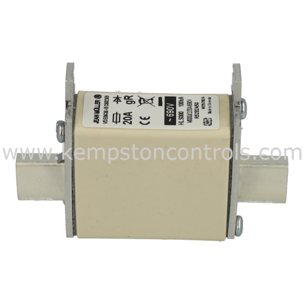 Jean Moeller R5282450 JEAN MOELLER NH FUSE LINK, 20A, GR, 690VAC, WITH ...