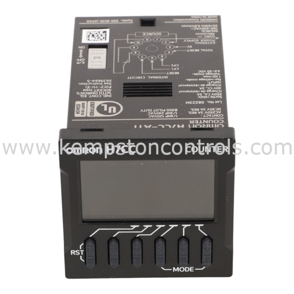Omron H7CC-A11 OMRON DIGITAL COUNTER, PLUG-IN, 11-PIN, 48X48MM, IP66, 6 COUNT DIGITS ...