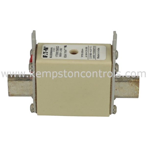 Bussmann 170M1565D BUSSMANN SQUARE BODY FUSE 63A, 690V, DIN 000 GR, 10 ...