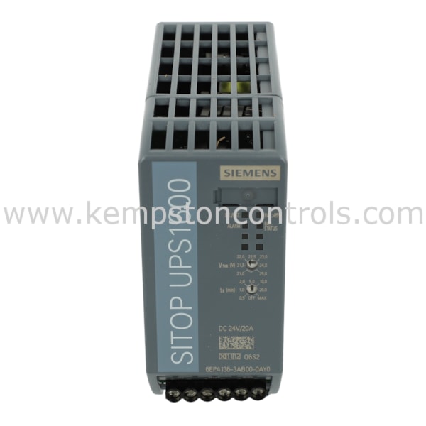 Siemens 6EP4136-3AB00-0AY0 SIEMENS SITOP UPS1600 20 A UNINTERRUPTED ...
