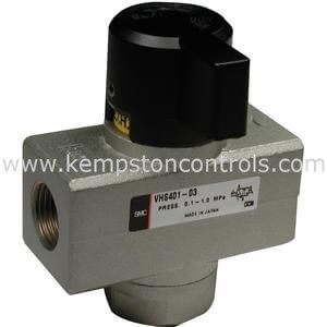 SMC VHS500-06 SMC VHS*0_, 3 PORT HAND VALVE, METRIC | Kempston Controls