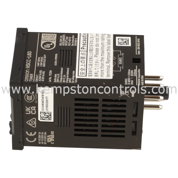 Omron H5CC-L8D OMRON 24VAC/12-48 VDC TIMER PLUG-IN 8-PIN DIN 48X48MM NO ...